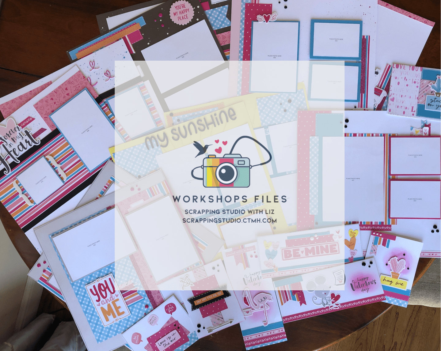 Workshops & Finished Layouts – Liz's Scrapping Studio